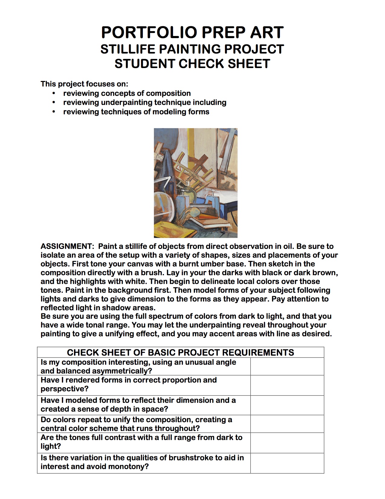 Course: Portfolio Preparation